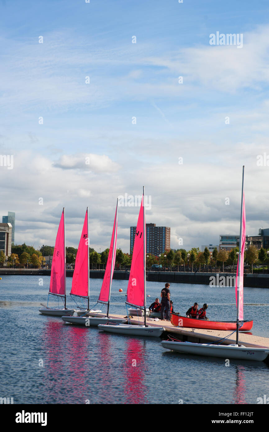 Watersports centre Salford Quays Manchester Stock Photo - Alamy