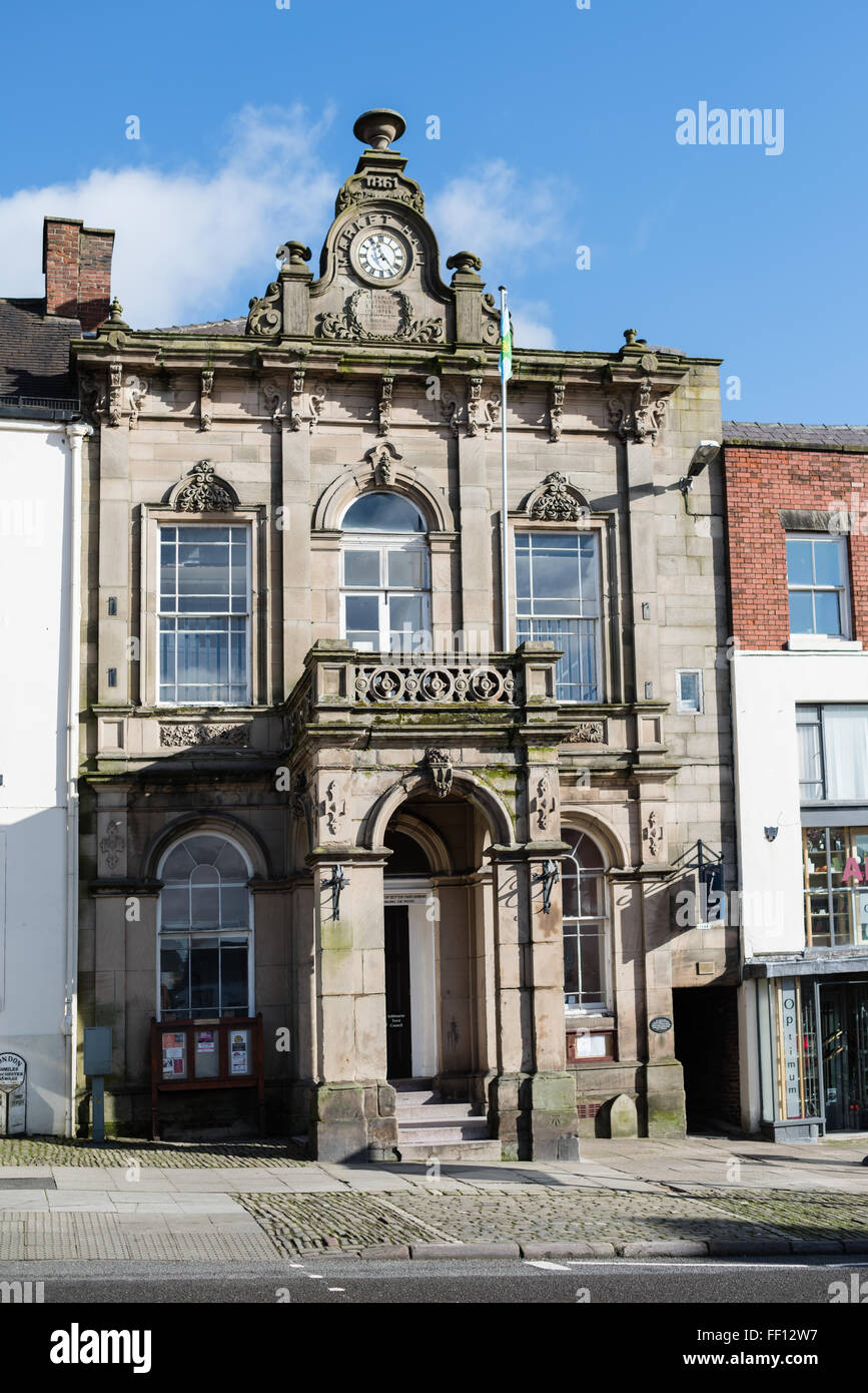 Ashbourne Town Hall,Derbyshire,UK Stock Photo - Alamy