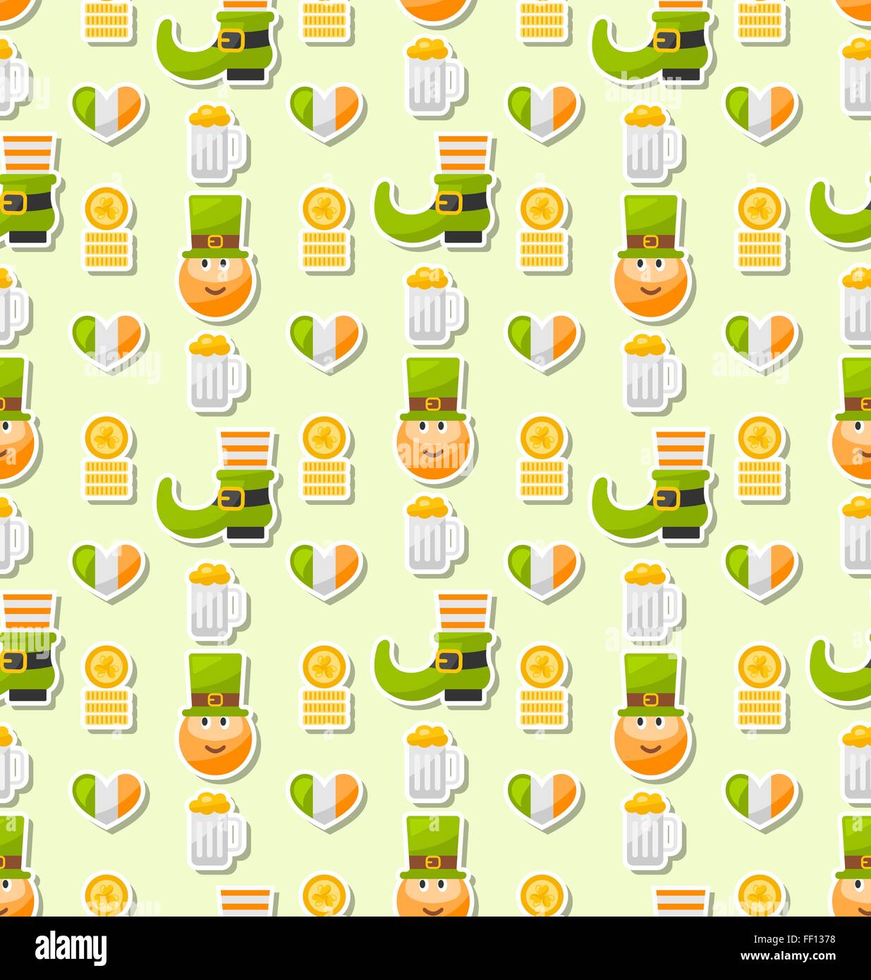 Seamless Background for Saint Patrick's Day Stock Vector Image & Art ...