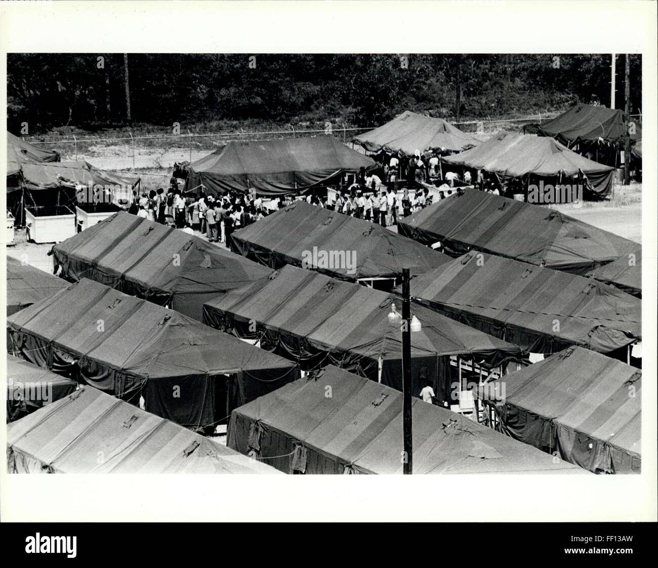 1980 - Tent City. Ft. Walton Beach fairgrounds/Eglin Air Force Base ...