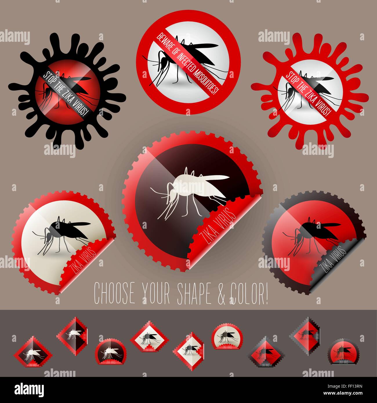 Infected brain Stock Vector Images - Alamy