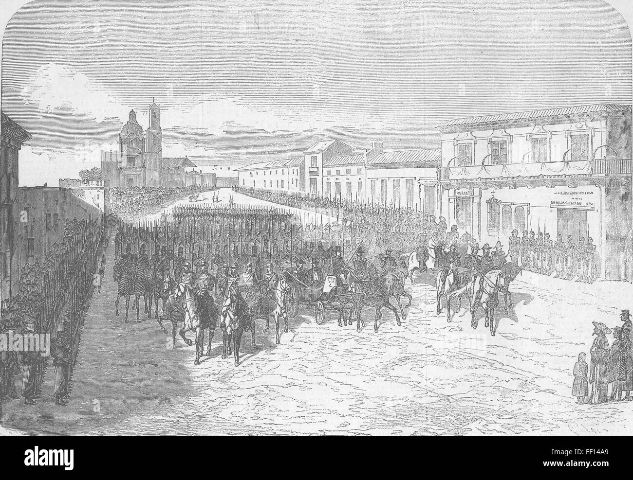 MEXICO Battle Puebla French General Forey, Orizaba 1862. Illustrated ...