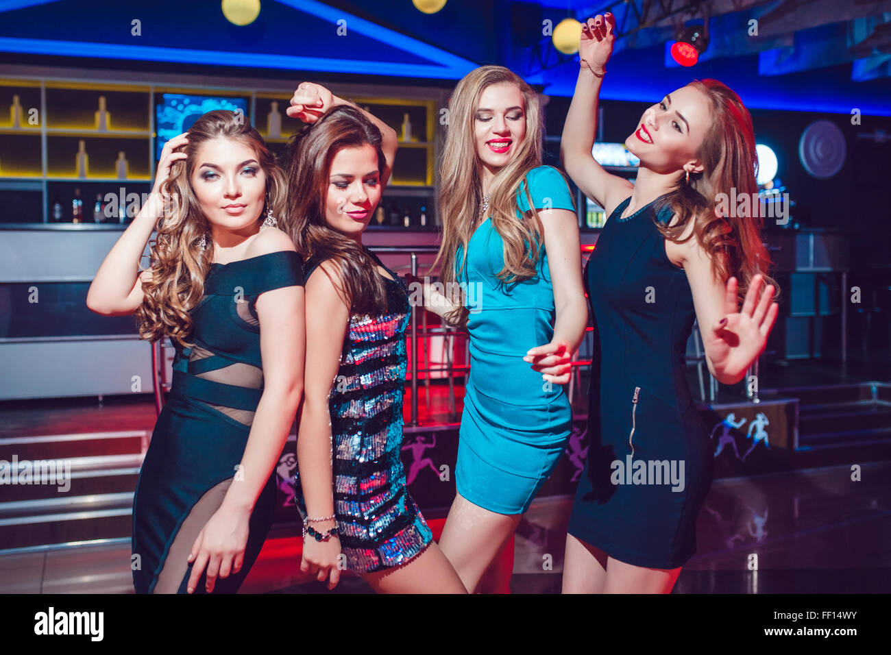 Girls Partying In Club