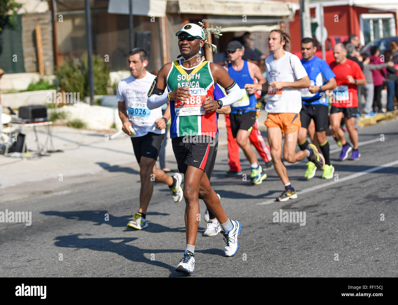ATHENS,GREECE - NOV 8: 33nd Athens Classic Marathon.Over 45,000 ...
