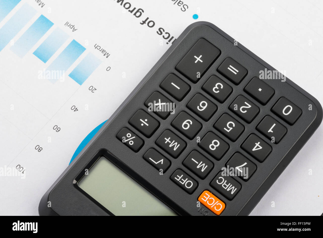 Calculator and graphs hi-res stock photography and images - Alamy