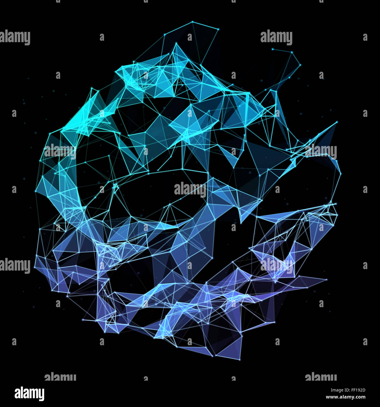 Abstract mesh background with triangles, lines and shapes Stock Photo ...