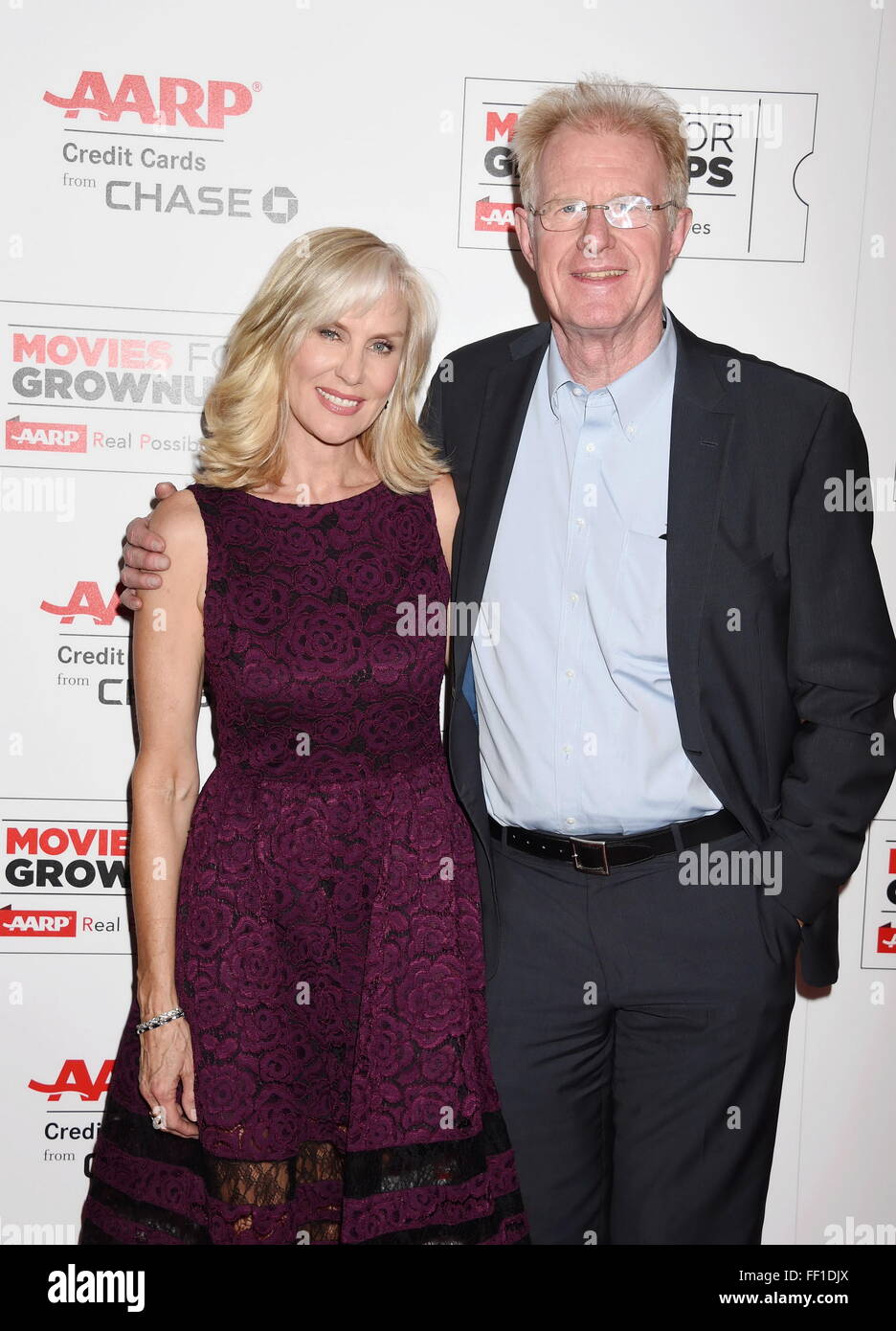 BEVERLY HILLS, CA - FEBRUARY 08: Producer Rachelle Carson; Ed Begley Jr ...