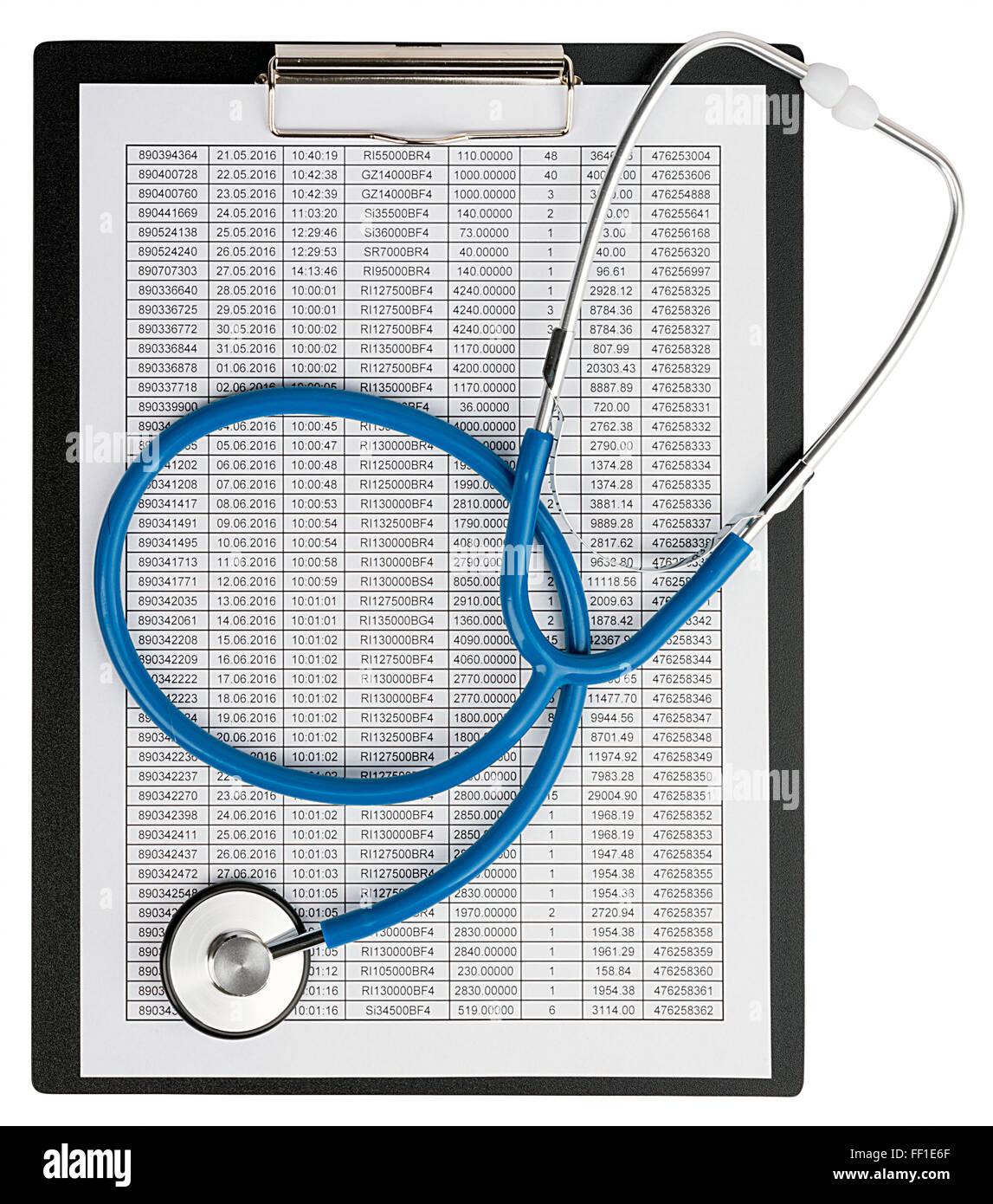 Stethoscope on graph paper hi-res stock photography and images - Alamy