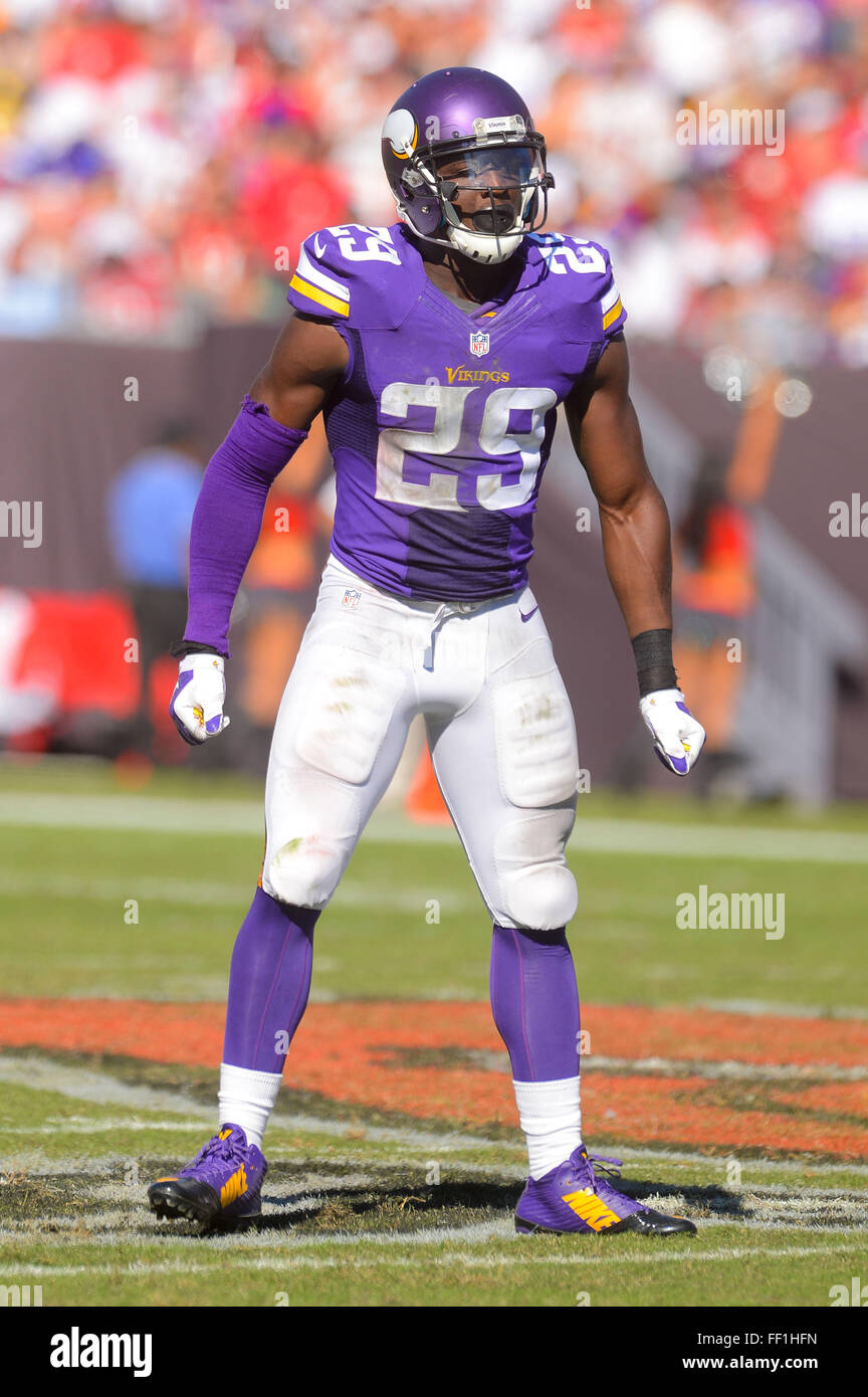 Tampa, FL, USA. 26th Oct, 2014. Minnesota Vikings cornerback Xavier ...