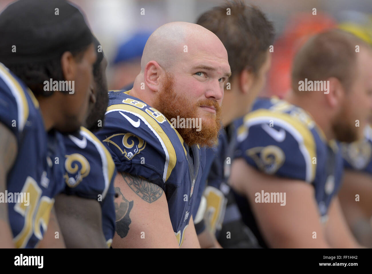 Tampa, Florida, USA. 14th Sep, 2014. St. Louis Rams center Scott Wells ...