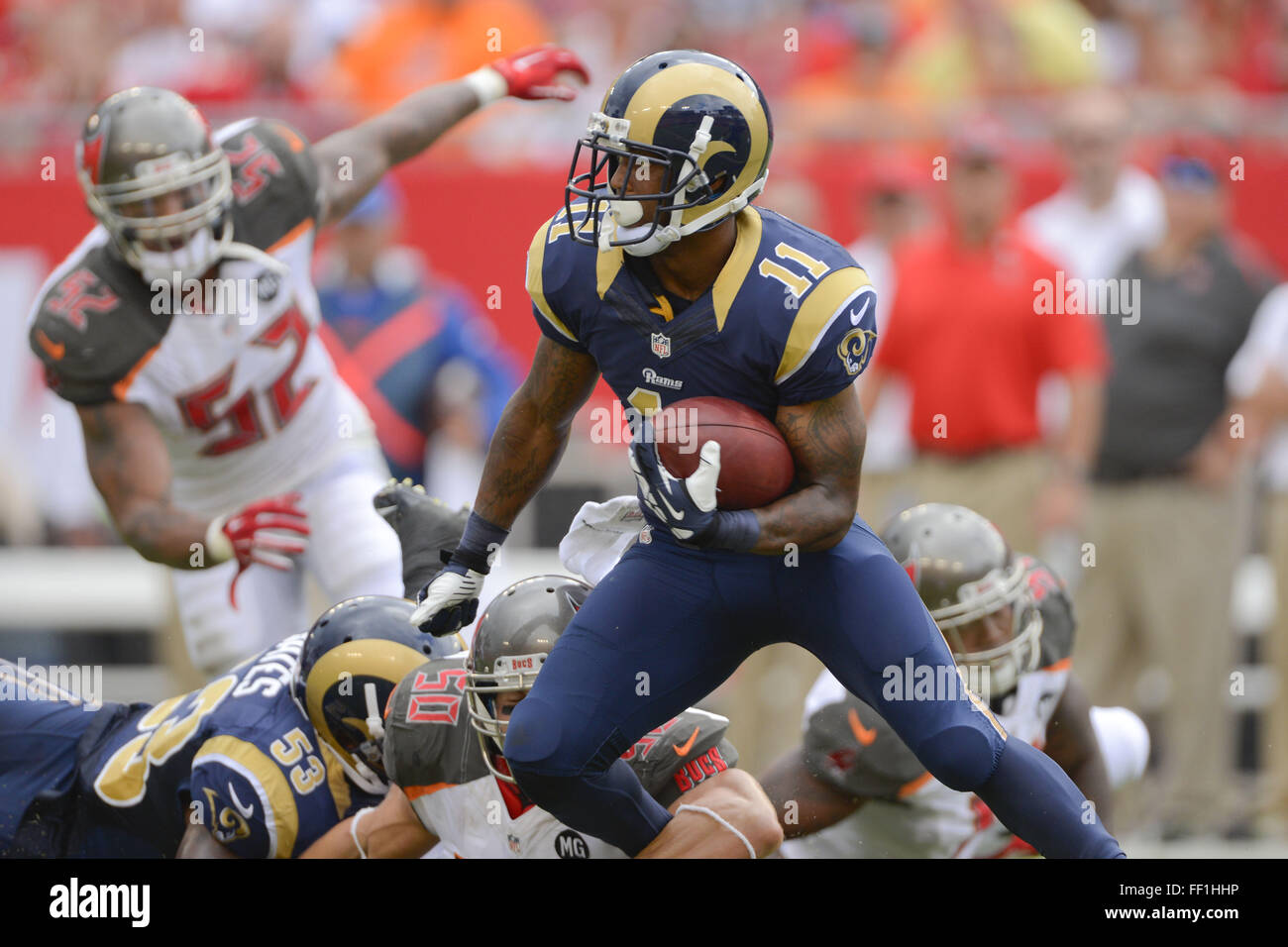 Tampa, Florida, USA. 14th Sep, 2014. St. Louis Rams wide receiver Tavon ...