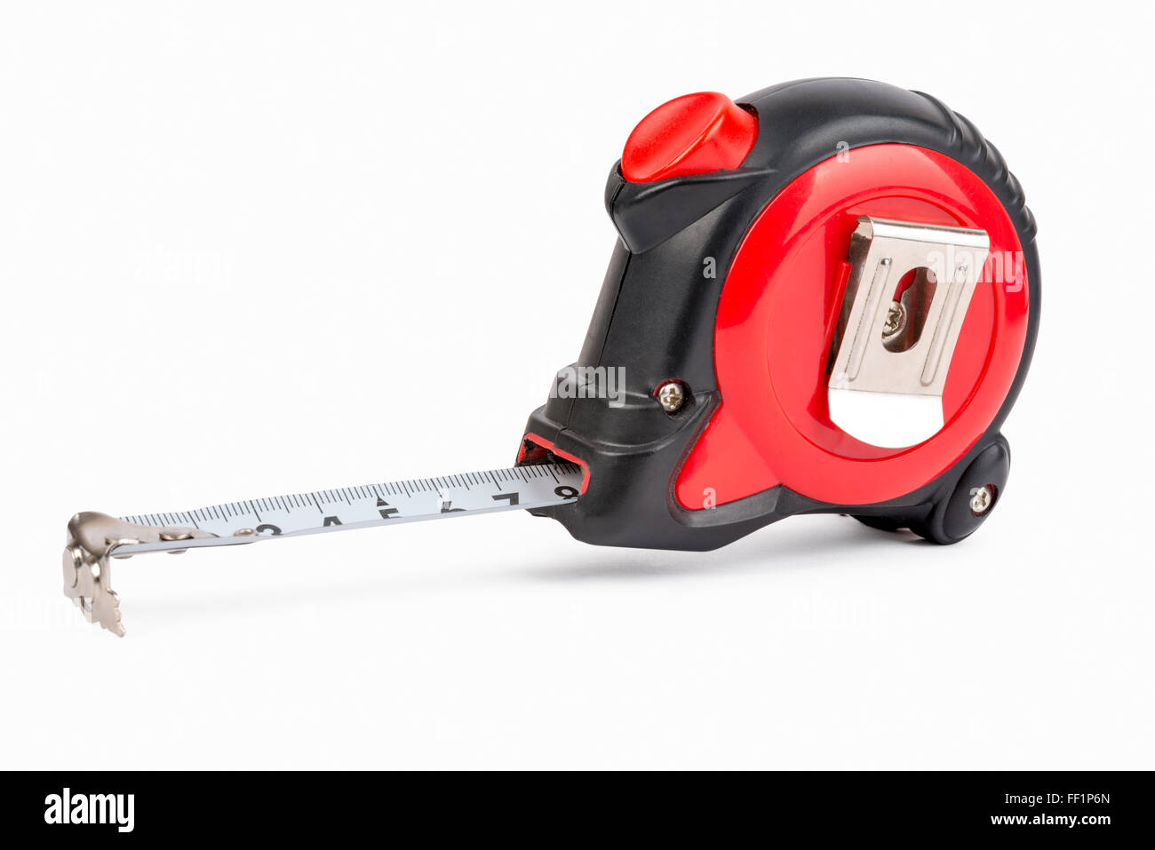 Construction tape measurement Cut Out Stock Images & Pictures - Alamy