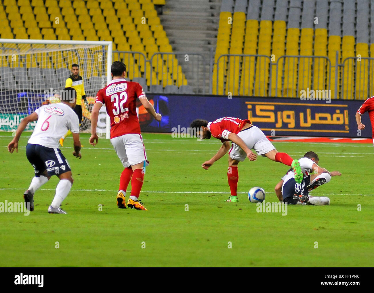 Alexandria, Alexandria, Egypt. 9th Feb, 2016. Al Ahly players compete ...