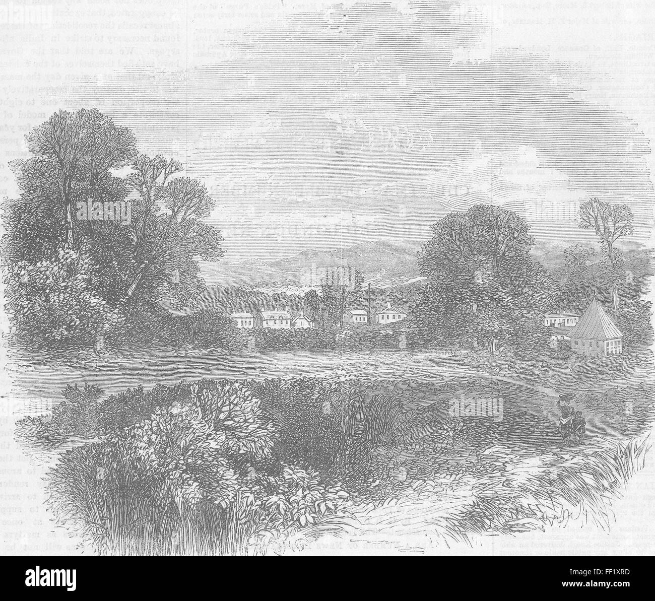 JAMAICA Outbreak Maroon Town, Blue Mountains 1865. Illustrated London ...