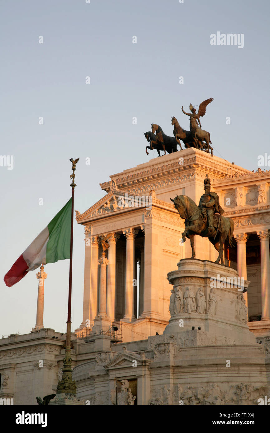 The Victor Emmanuel Monument (Il Vittoriano), also known as the ...