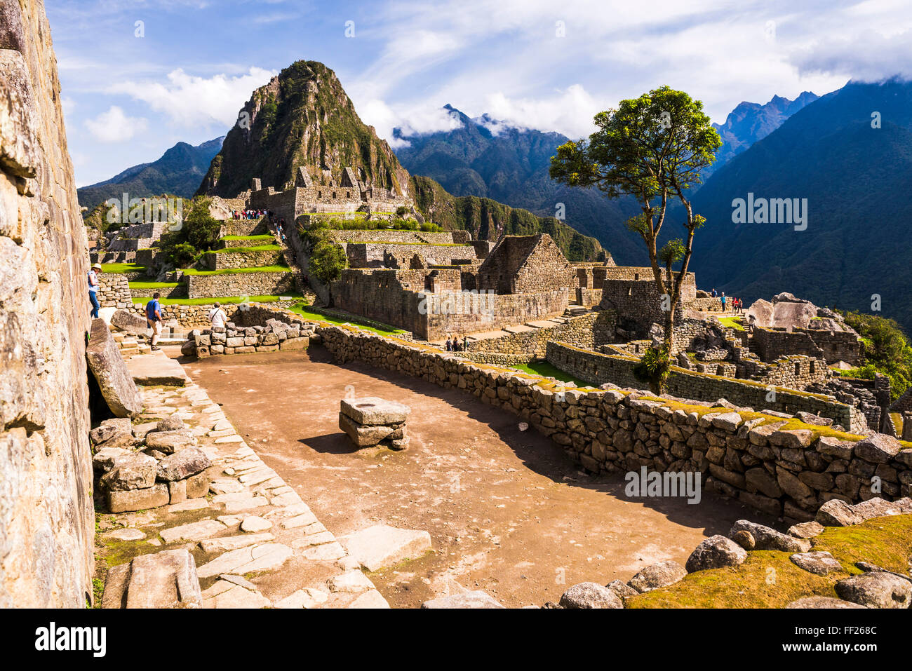 Machu Picchu Inca ruins and Huayna Picchu (Wayna Picchu), UNESCO WorRMd ...