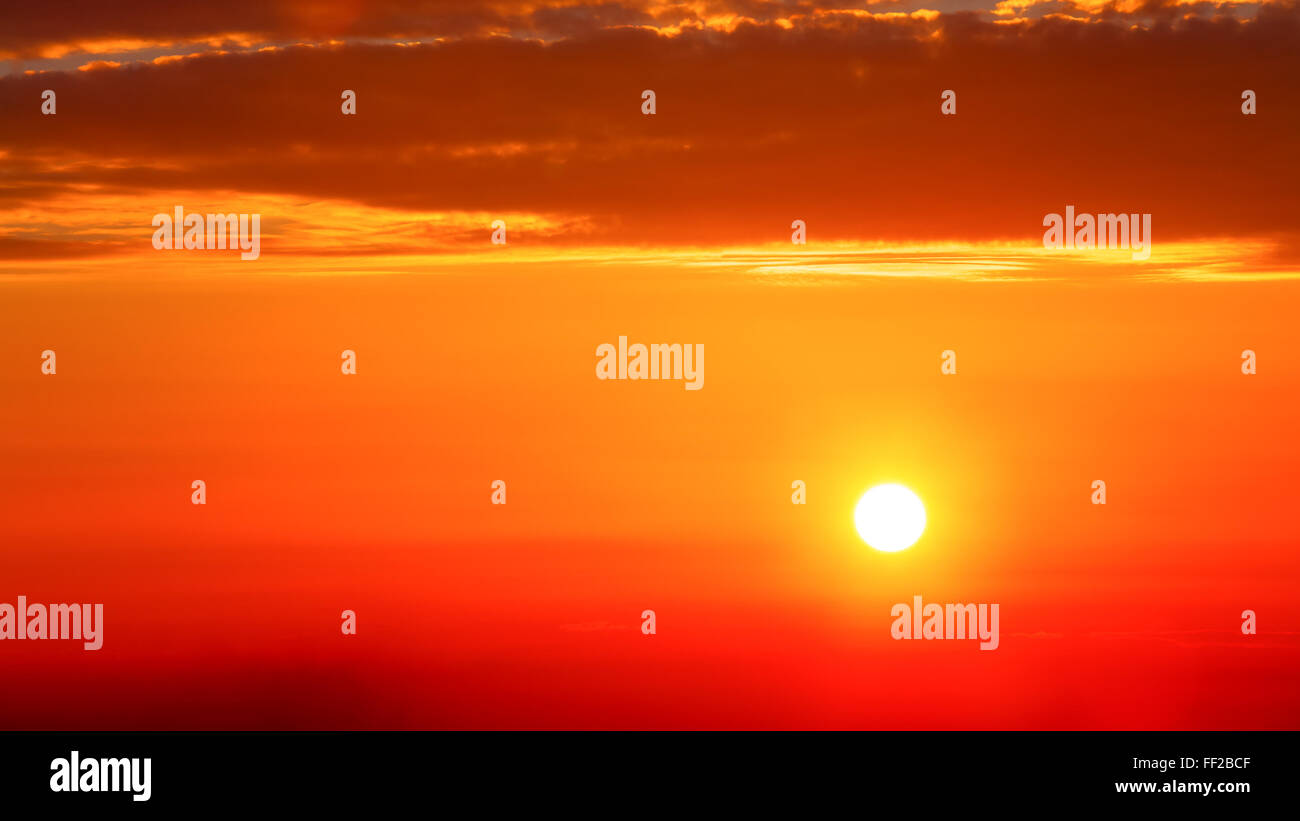 Spring Sunset Sunbeams At Dawn Or Sunrise. Toned Instant Filtered Photo ...