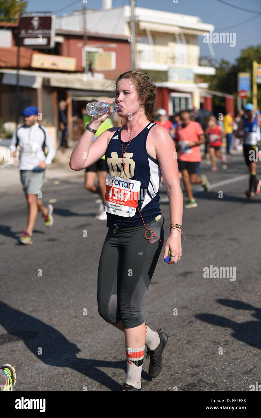 ATHENS,GREECE - NOV 8: 33nd Athens Classic Marathon.Over 45,000 ...