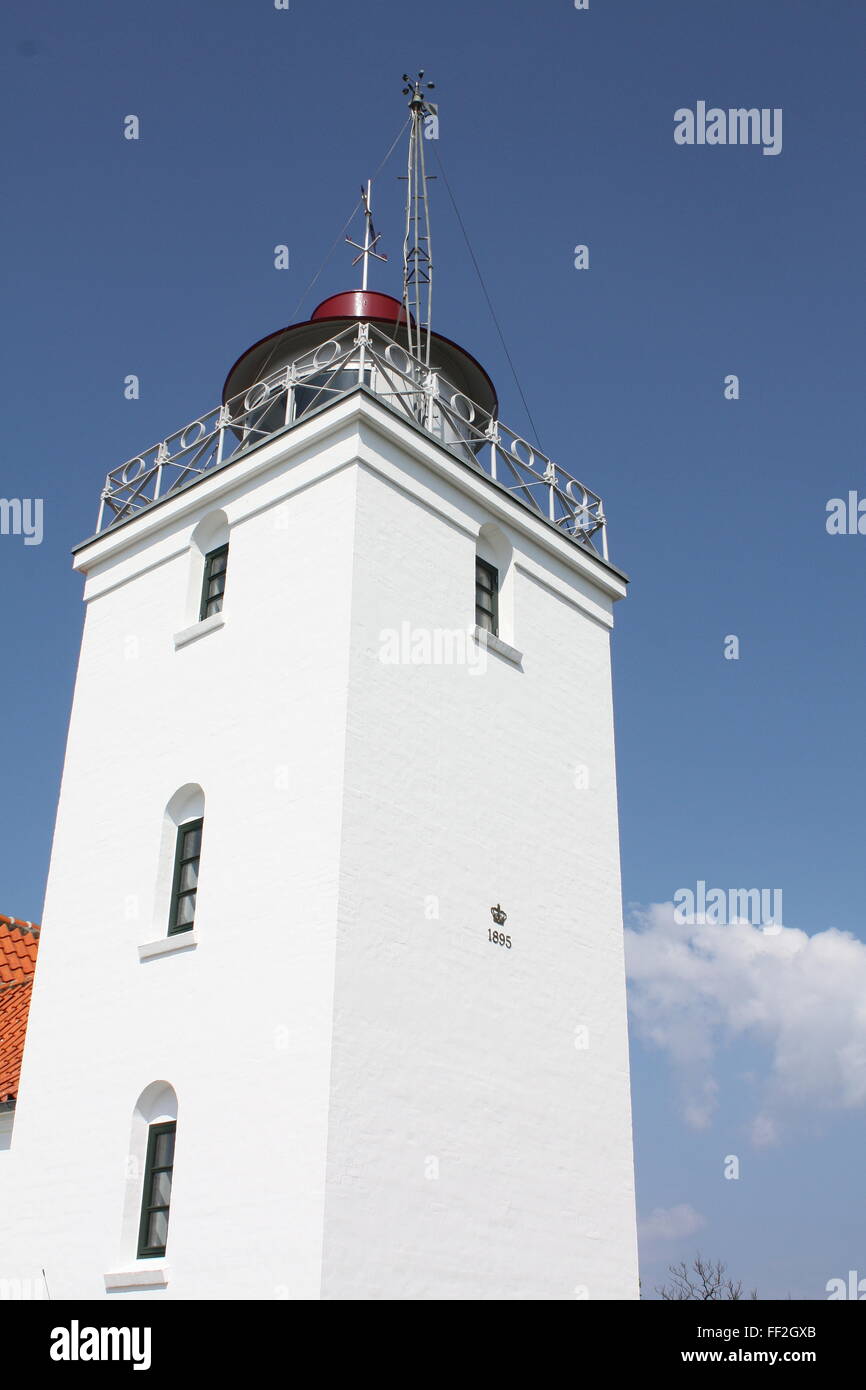 Lighthouse on the Danish island Bornholm Stock Photo - Alamy