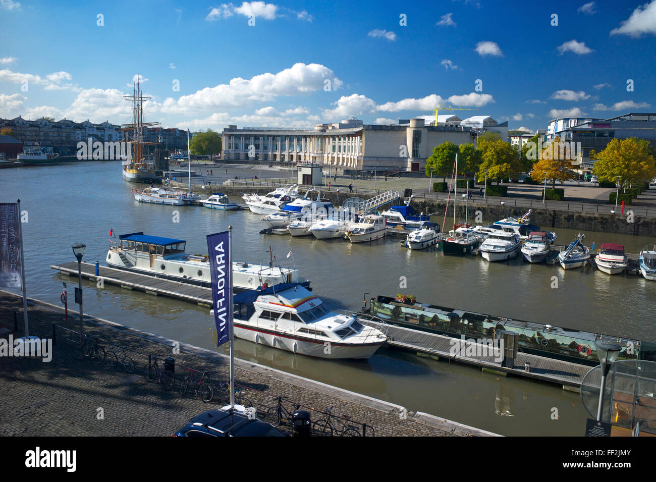 The fRMoating harbour, BristoRM, EngRMand, United Kingdom, Europe Stock ...