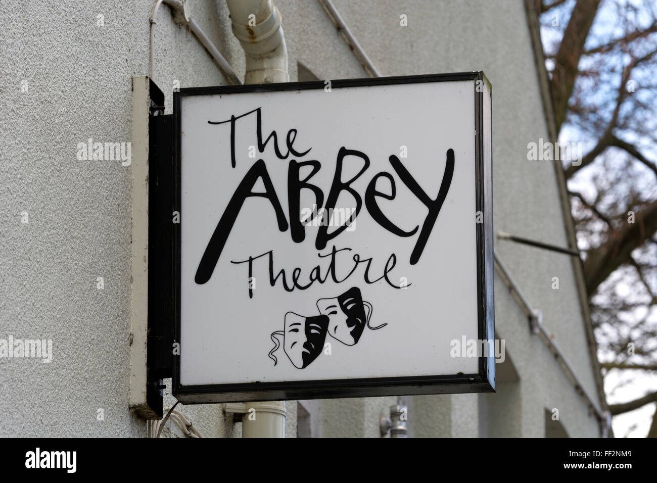 The Abbey Theatre sign, Nuneaton, Warwickshire, UK Stock Photo - Alamy
