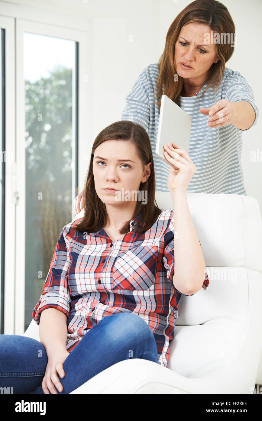 Child taking away tablet hi-res stock photography and images - Alamy