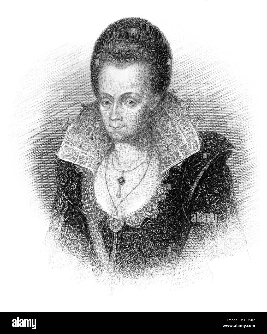 Lady Arbella Stuart or Arabella Stewart, 1575-1615, an English ...