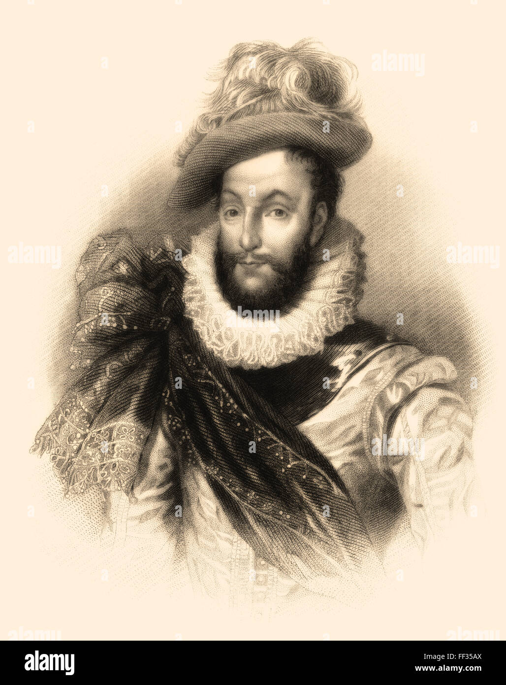 Sir Walter Raleigh, 1554 - 1618, an English aristocrat, writer, poet ...