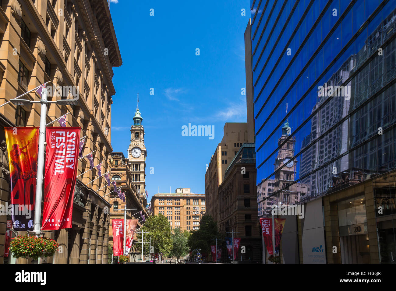 General view of Martin Place, Sydney Stock Photo - Alamy