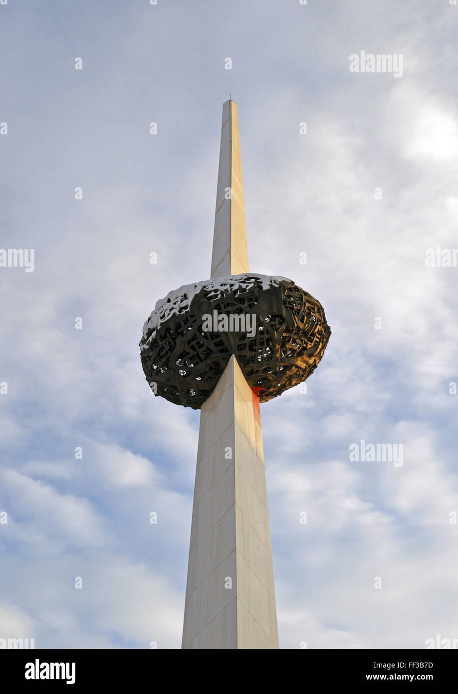 Memorial rebirth monument bucharest romania hi-res stock photography ...
