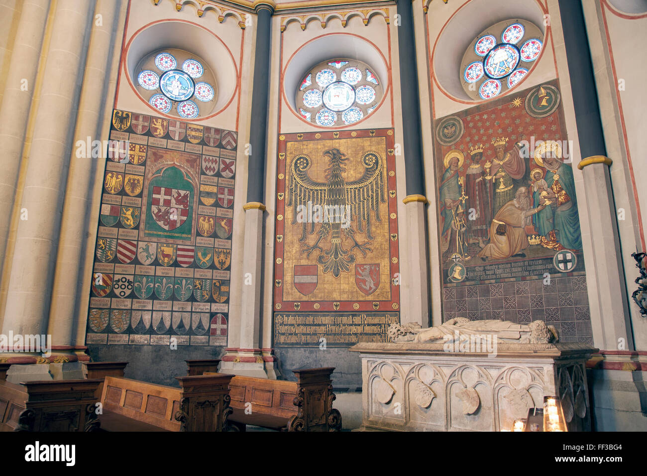 Interior of Bonn Cathedral, Germany Stock Photo - Alamy