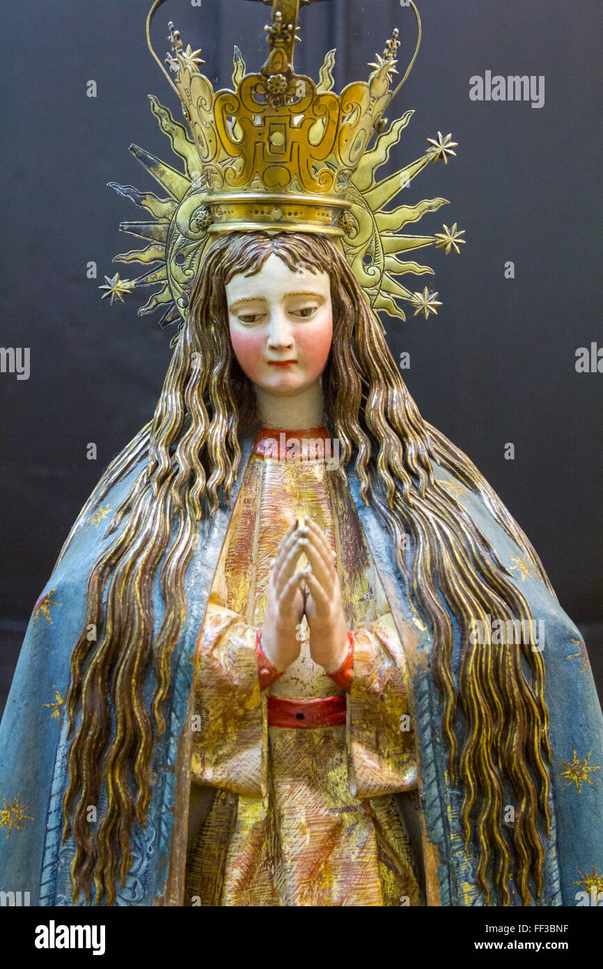 Christian images in the shape of the Virgin Stock Photo - Alamy