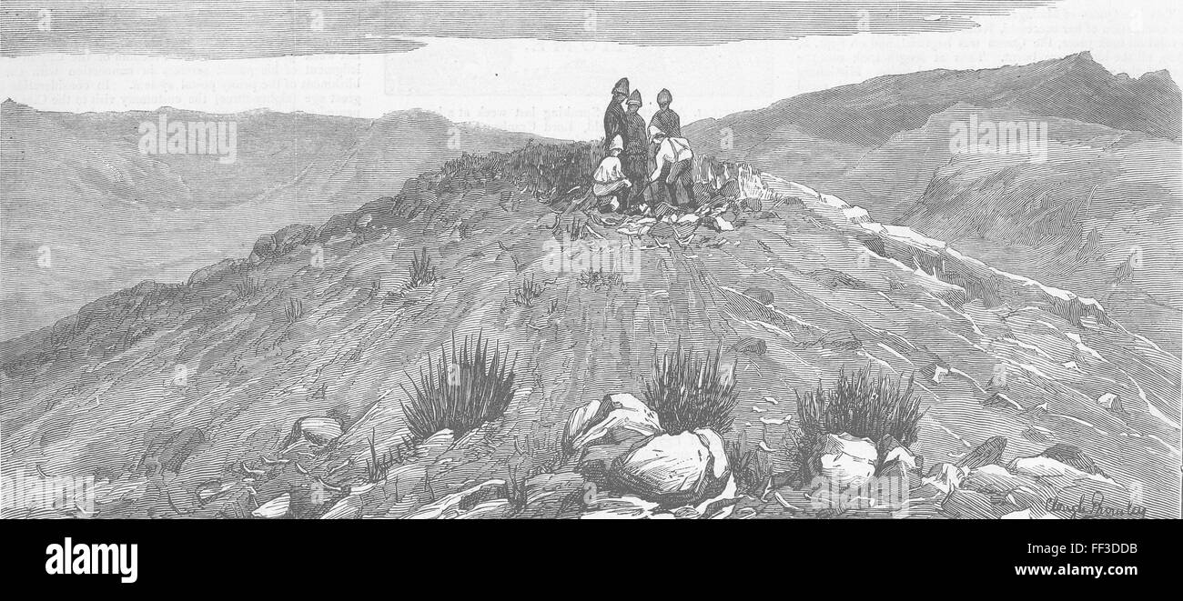 SURREY Surkh Khotal, Red Hill, Gandamak 1879. The Graphic Stock Photo ...