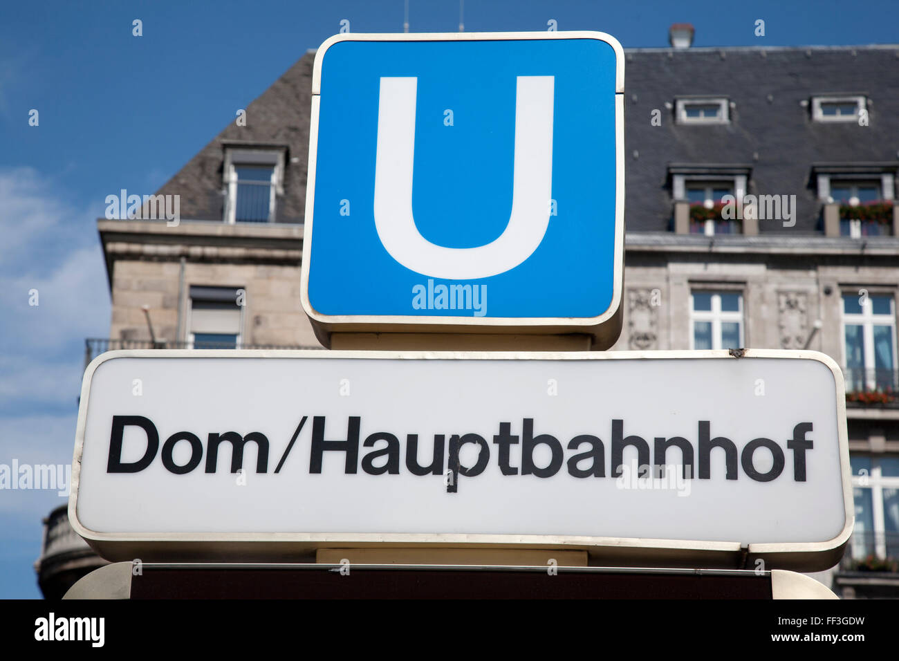 Main Railway and Subway Station - Hauptbahnhof, Cologne, Germany Stock ...