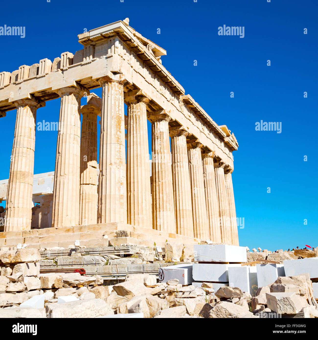 in greece the old architecture and historical place parthenon athens ...