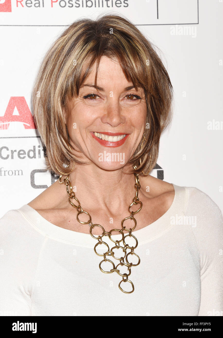WENDIE MALICK US film actress in February 2016. Photo Jeffrey Mayer ...