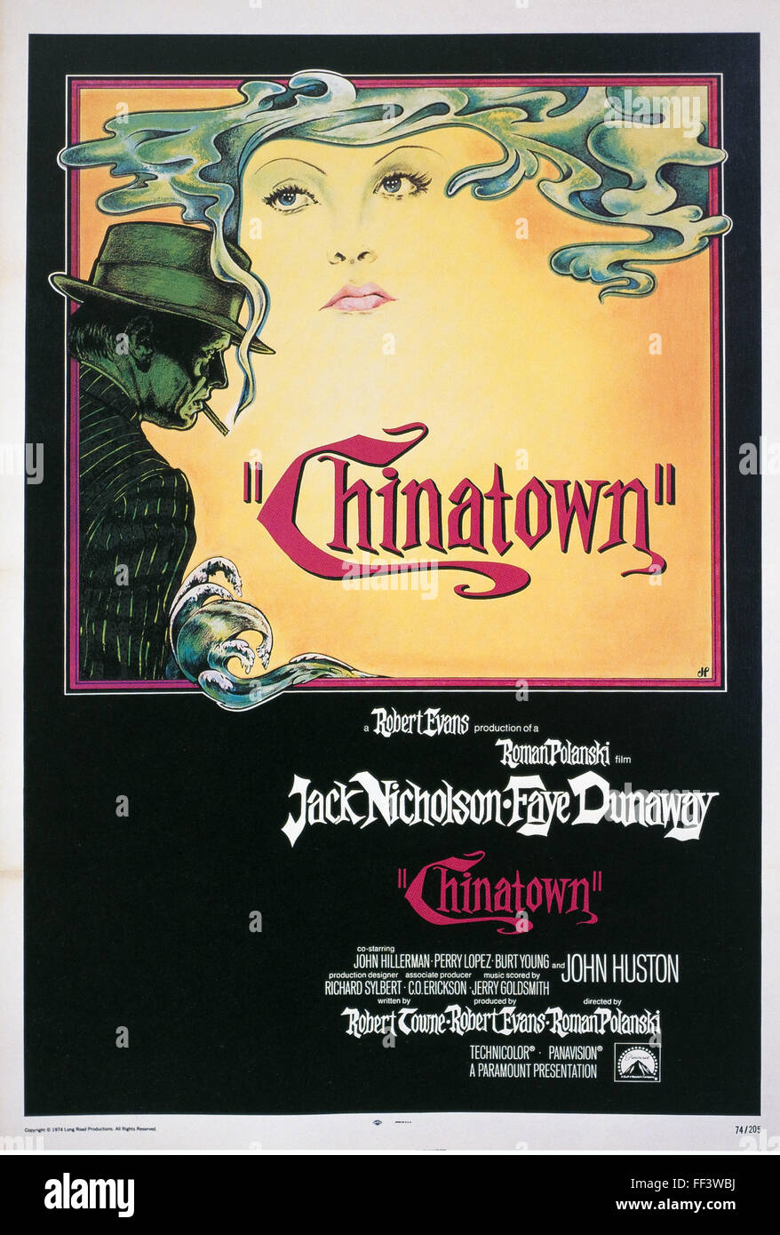 Chinatown - Movie Poster Stock Photo - Alamy
