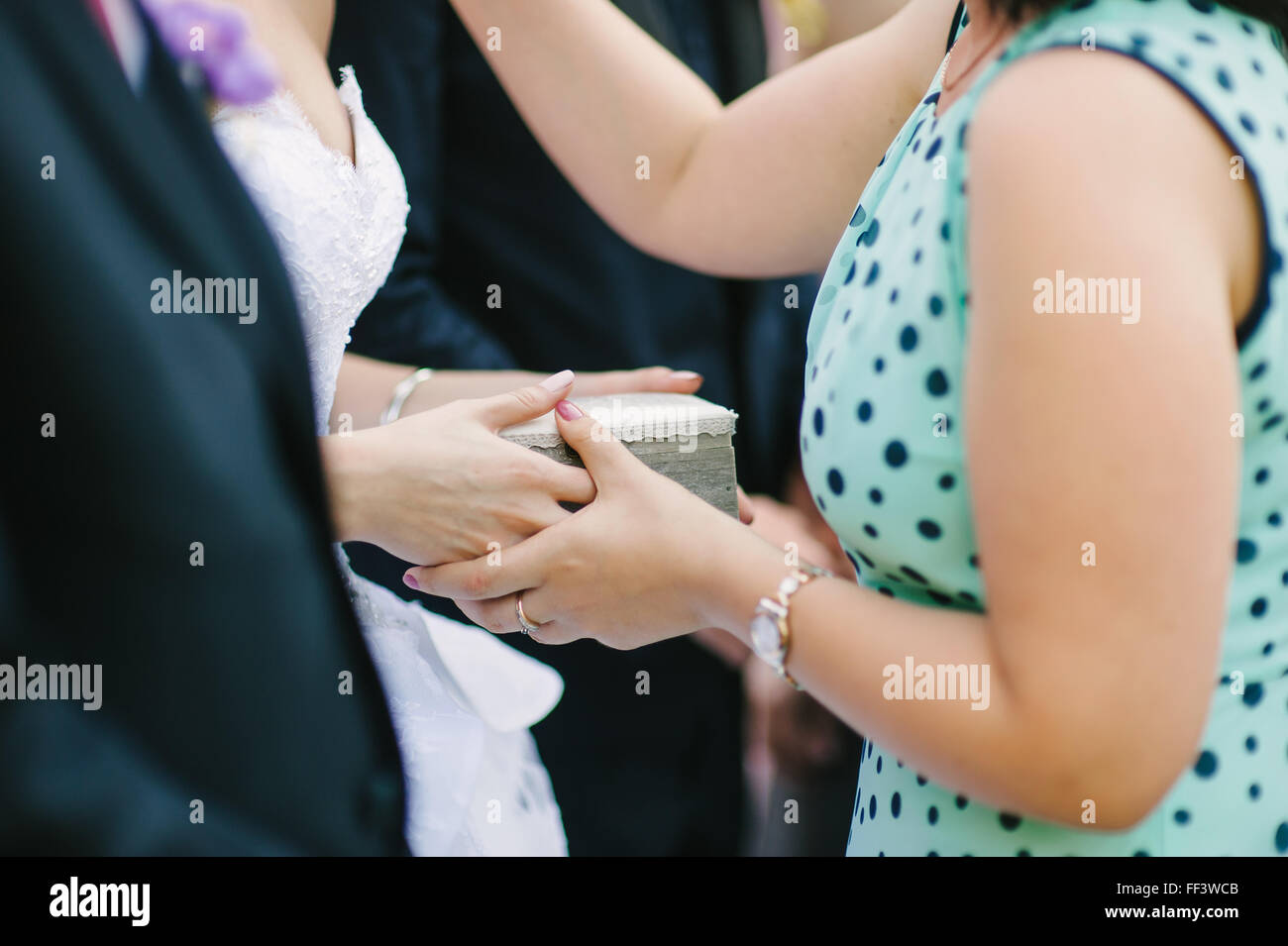 wedding congratulations for bride and groom on their wedding Stock ...