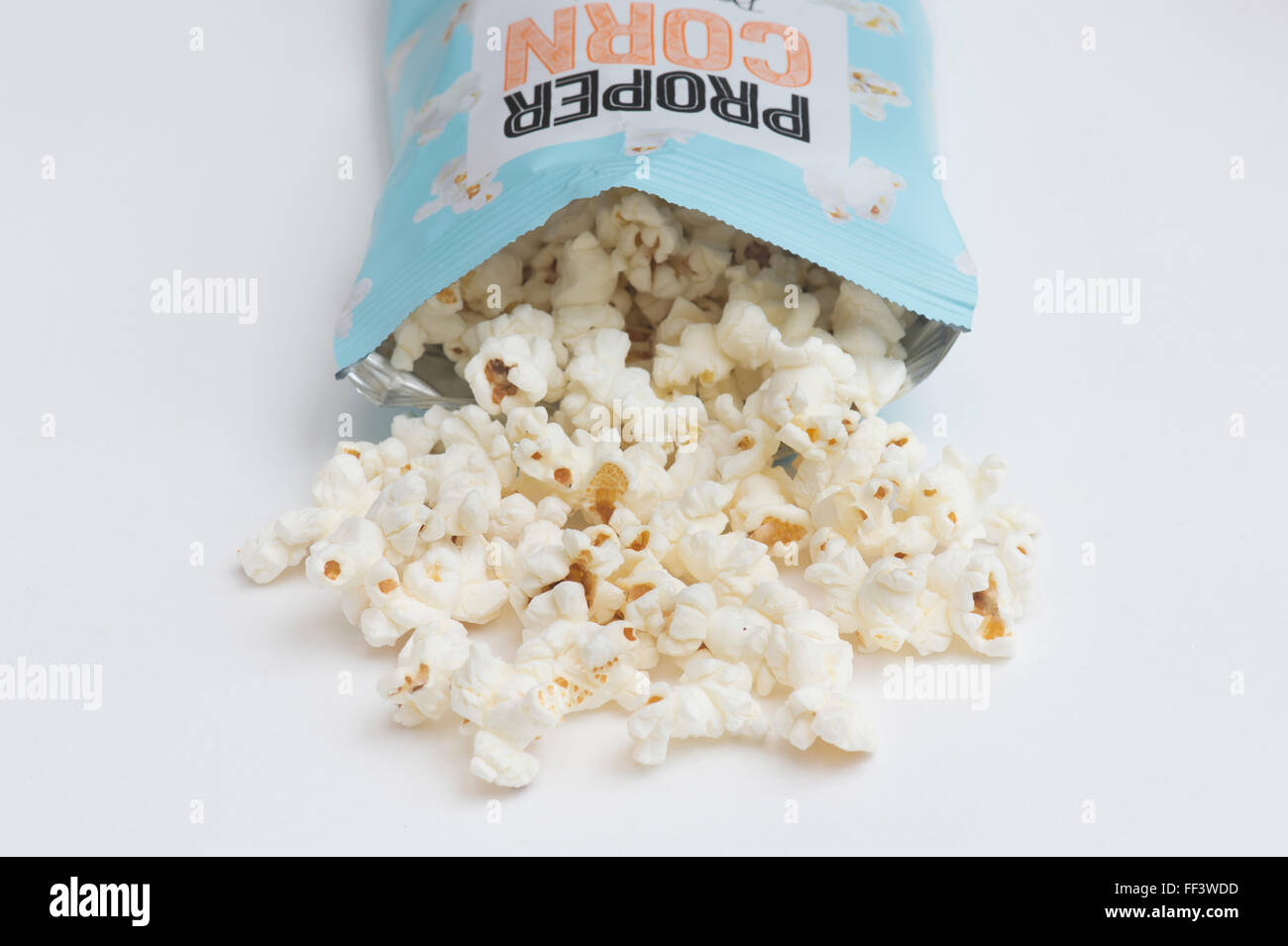 Propercorn flavored popcorn Stock Photo - Alamy