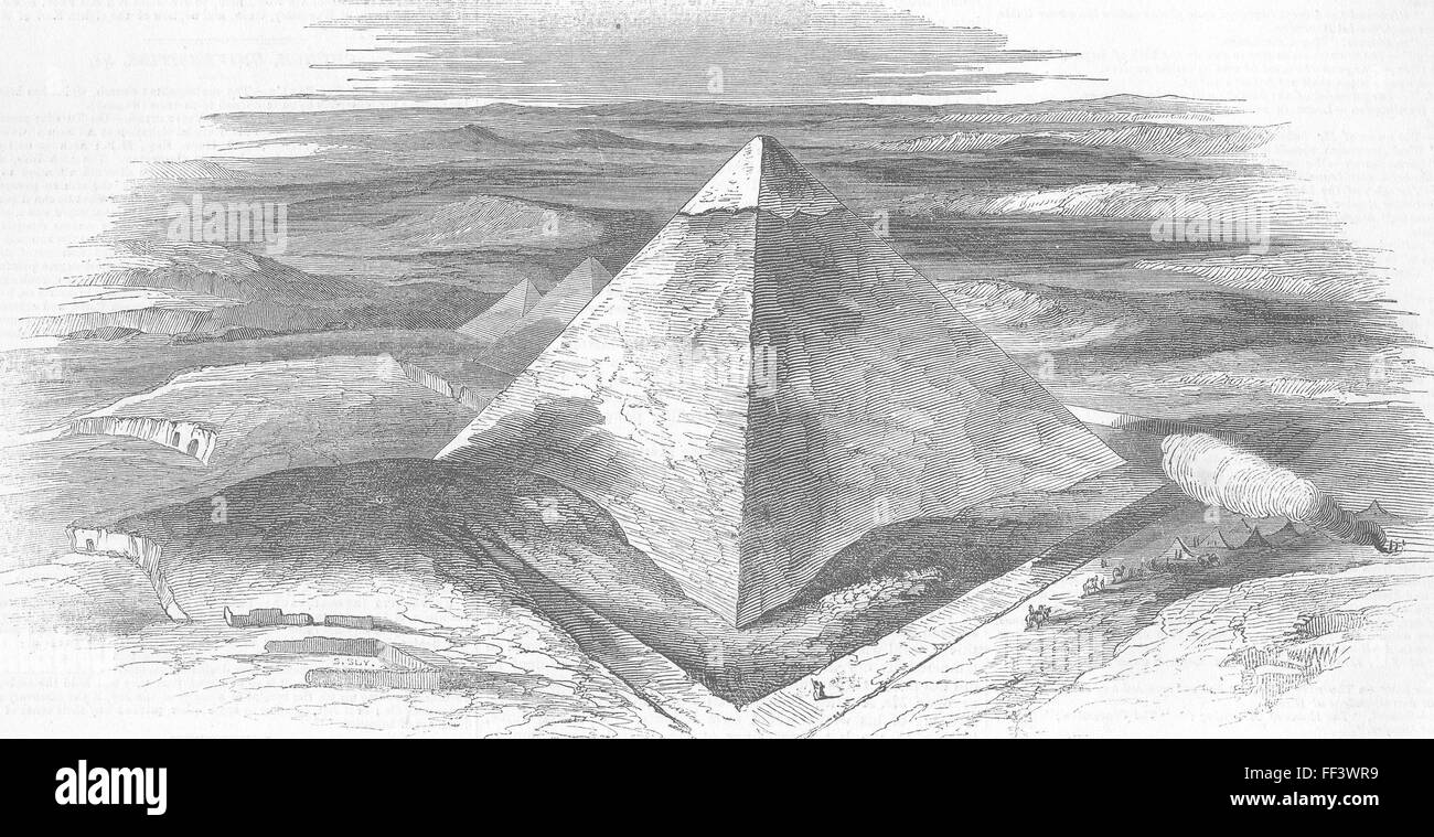 Pyramids of giza 19th century hi-res stock photography and images - Alamy