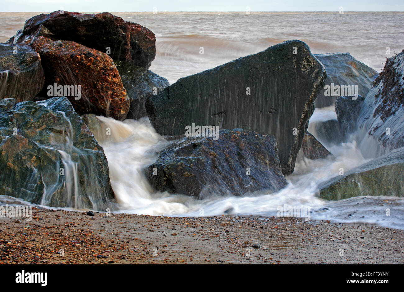 Rock armour for sea defences hi-res stock photography and images - Alamy