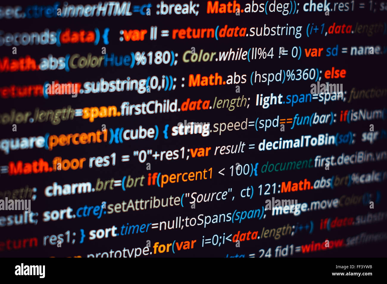 Abstract program code Stock Photo - Alamy