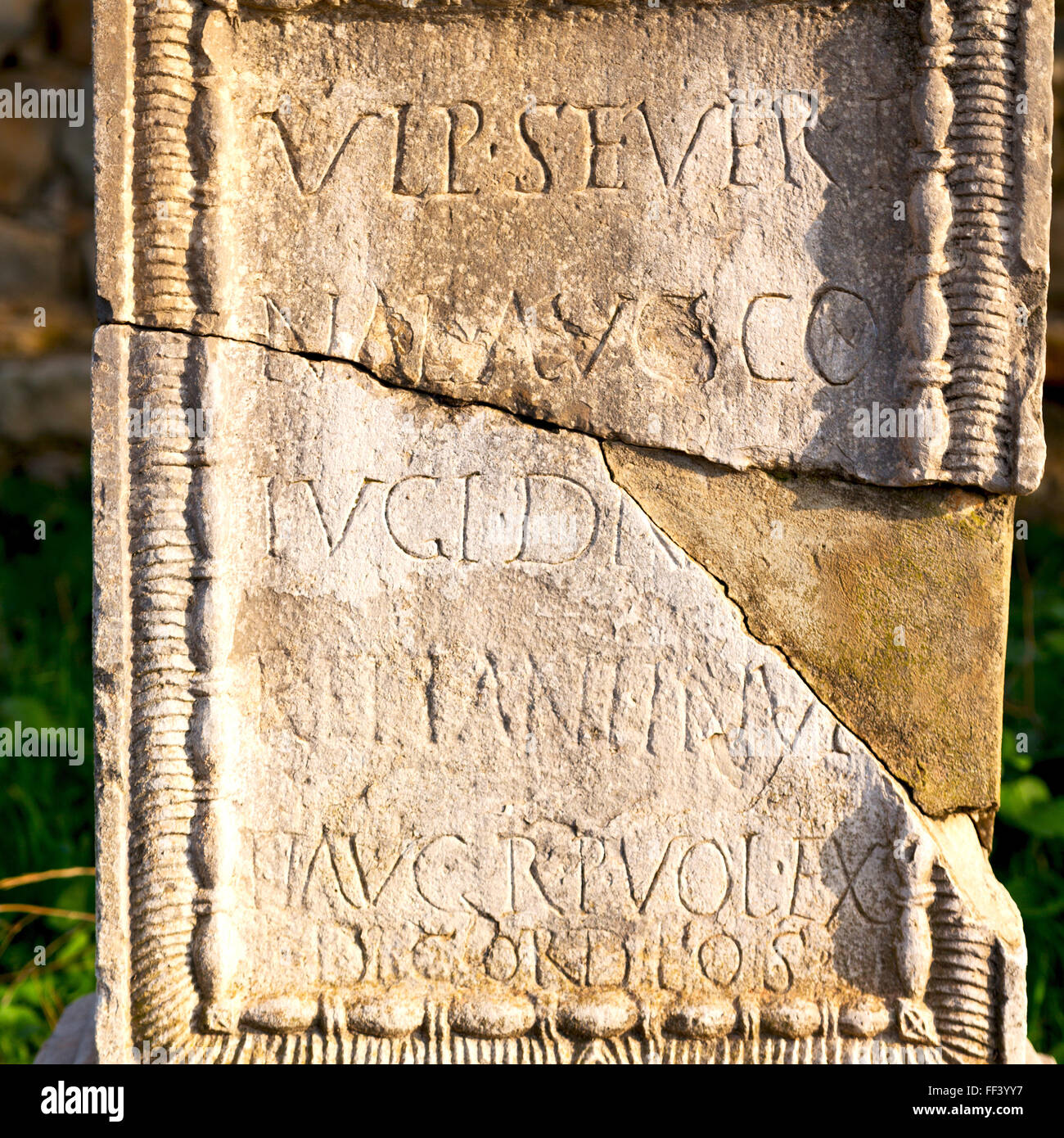 tombstone in africa morocco graveyard marble and concrete Stock Photo ...