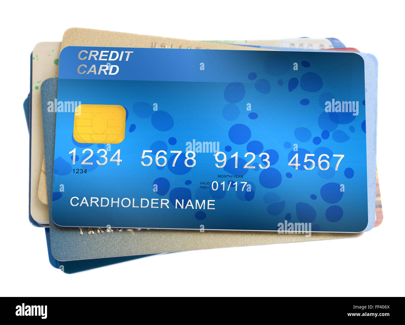 Security credit cards pile hi-res stock photography and images - Alamy
