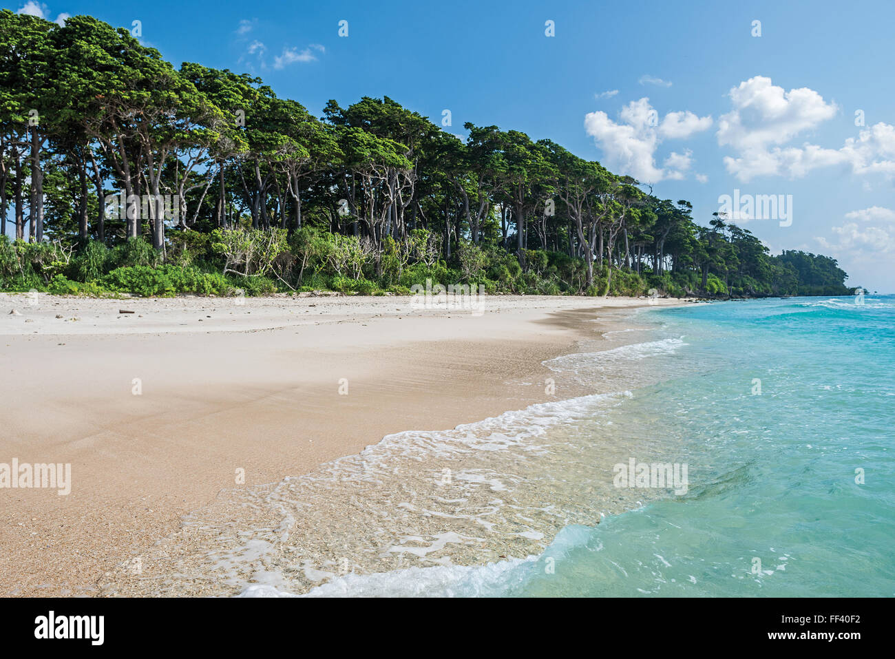 turquoise water at Laxmanpur Beach in Neil Island, Andaman and Nicobar ...