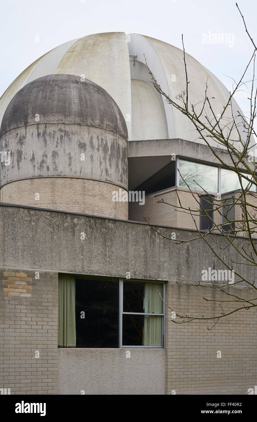 Domed Tower of Murray Edwards College, Cambridge Designed by Chamberlin ...