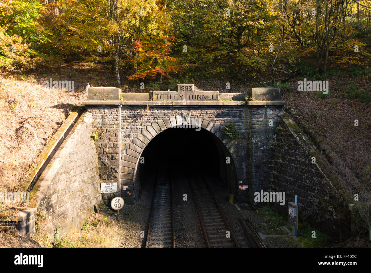 Totley Tunnel, Grindleford, Derbyshire, England, UK Stock Photo - Alamy