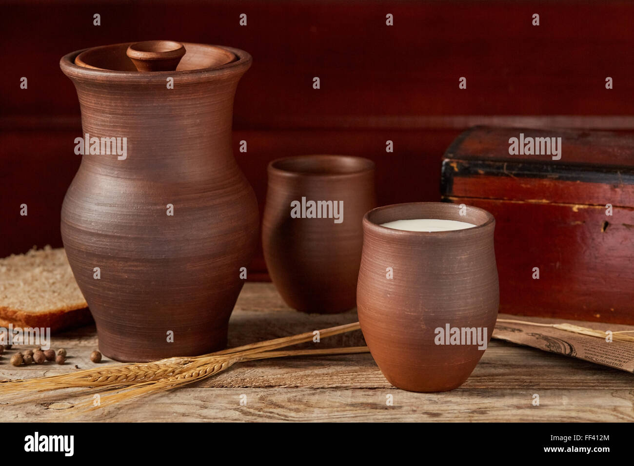 Rustic still life Stock Photo - Alamy