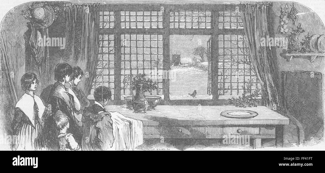 The christmas guest Black and White Stock Photos & Images - Alamy