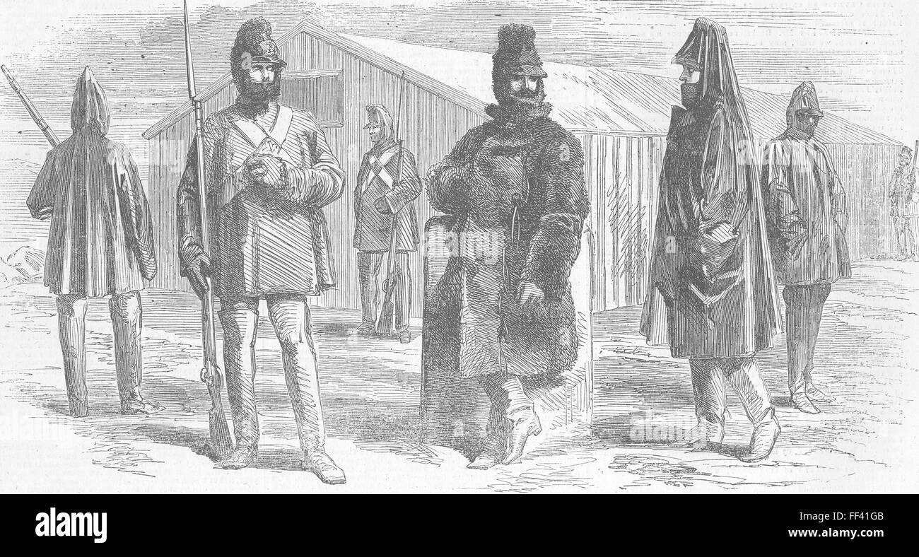 Crimean War Winter Clothing British High Resolution Stock Photography ...